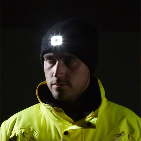 Rechargeable LED Beanie Hat